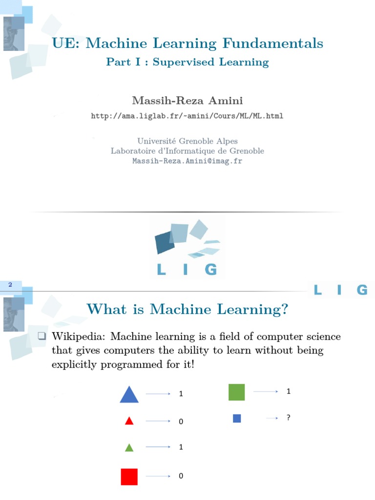 Supervised Learning | Download Free PDF | Pattern Recognition | Machine Learning