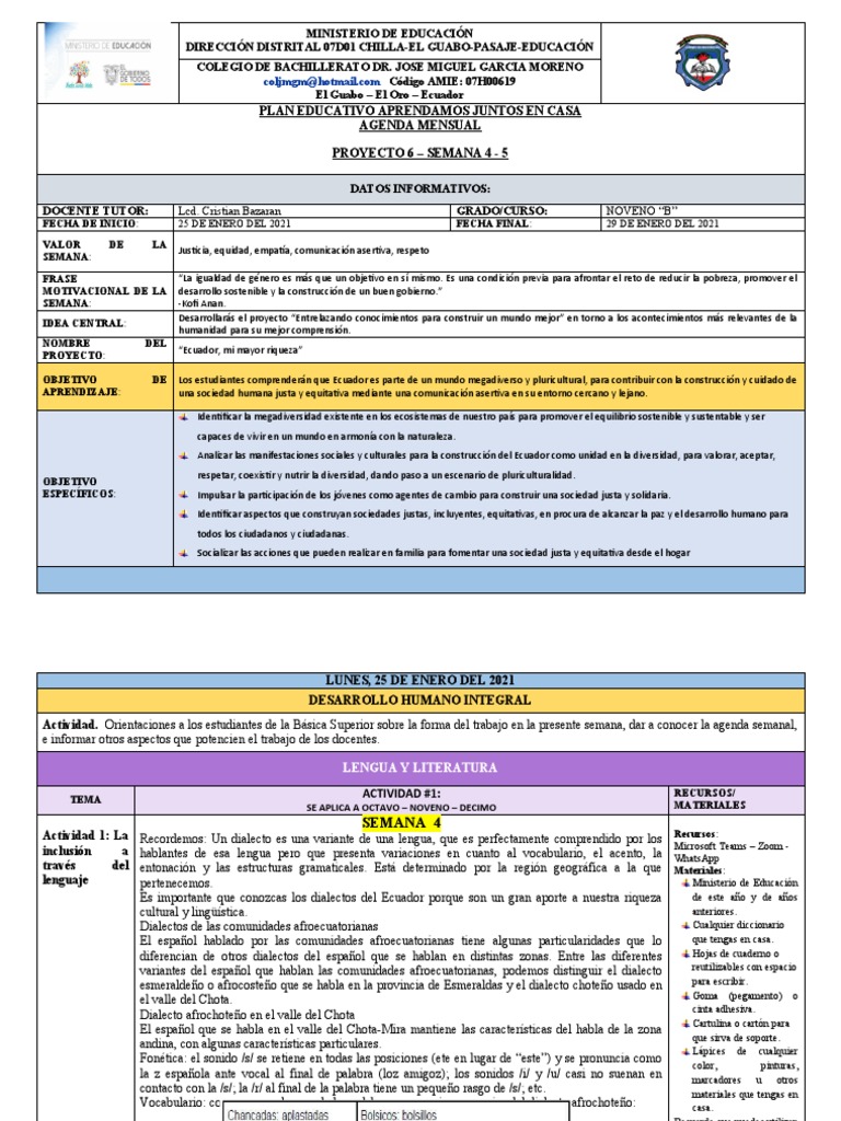 Proyecto 6 - Semana 4 y 5 | PDF | Atmósfera de tierra | Atmósfera Proyecto 6 - Semana 4 y 5 | PDF | Atmósfera de tierra | Atmósfera