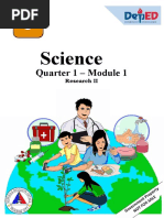 Ste Research-8 Q1 Melc-1 Week-1 | PDF | Science | Learning