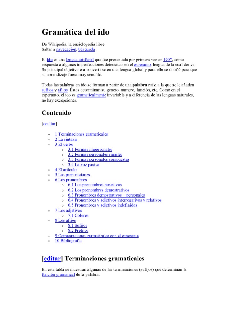 Significado y Uso del Sufijo "ido" | PDF | Verbo | Adjetivo