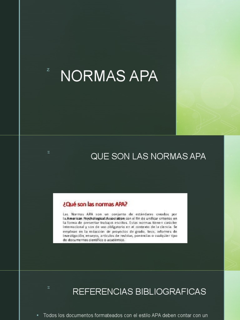Presentación Normas APA UMG | PDF | Serif | Estilo apa