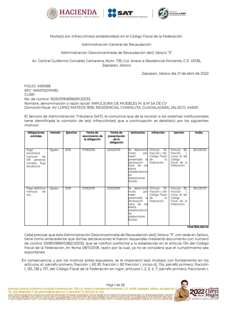 IMM Multa 2 | Descargar gratis PDF | Gobernancia | Gobierno