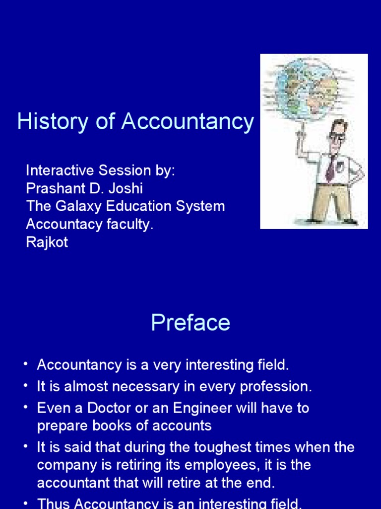 A Comprehensive History of Accountancy: From Ancient Civilizations to ...