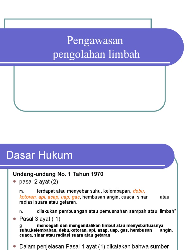Pengolahan Limbah Industri & Regulasi | PDF | Griya & Taman | Sains & Matematika