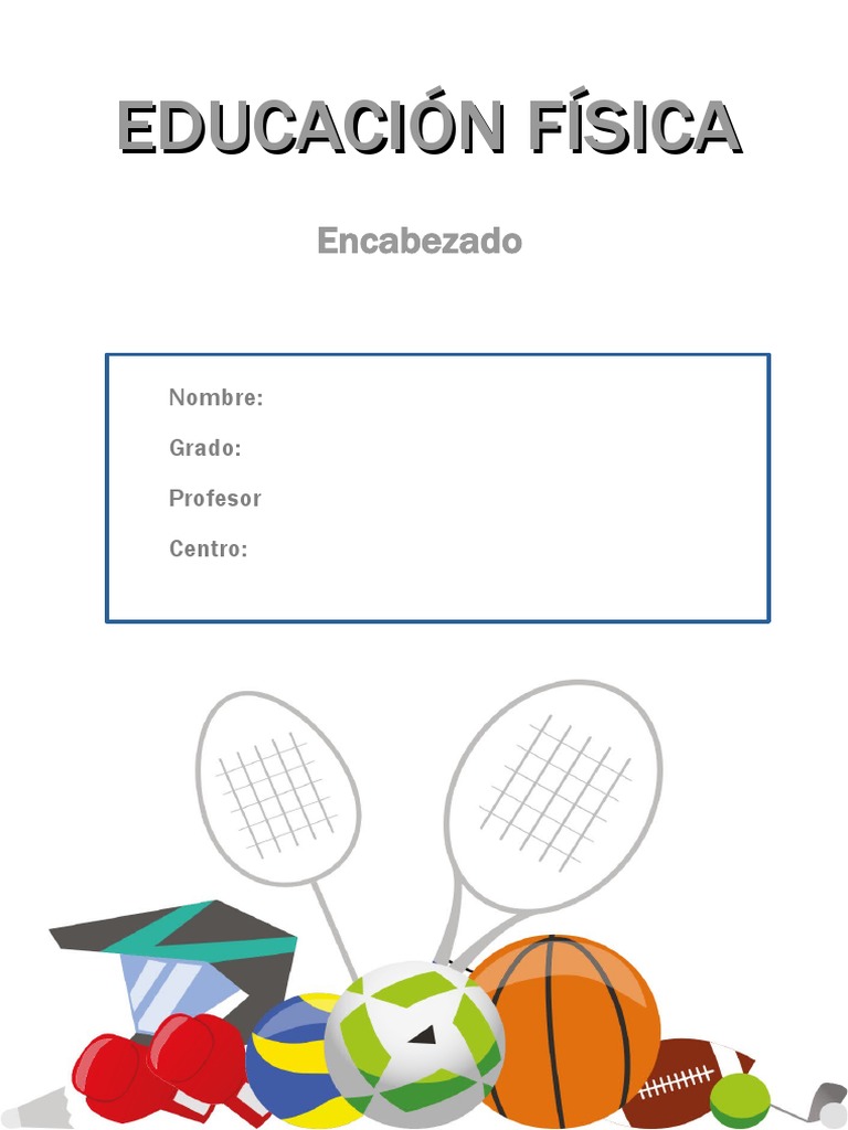 Portada Educacion Fisica 5 | PDF