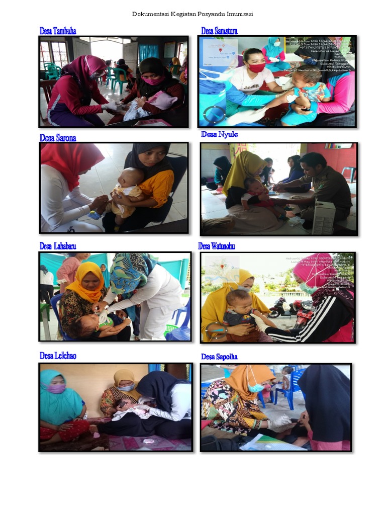 Dokumentasi Posyandu | PDF
