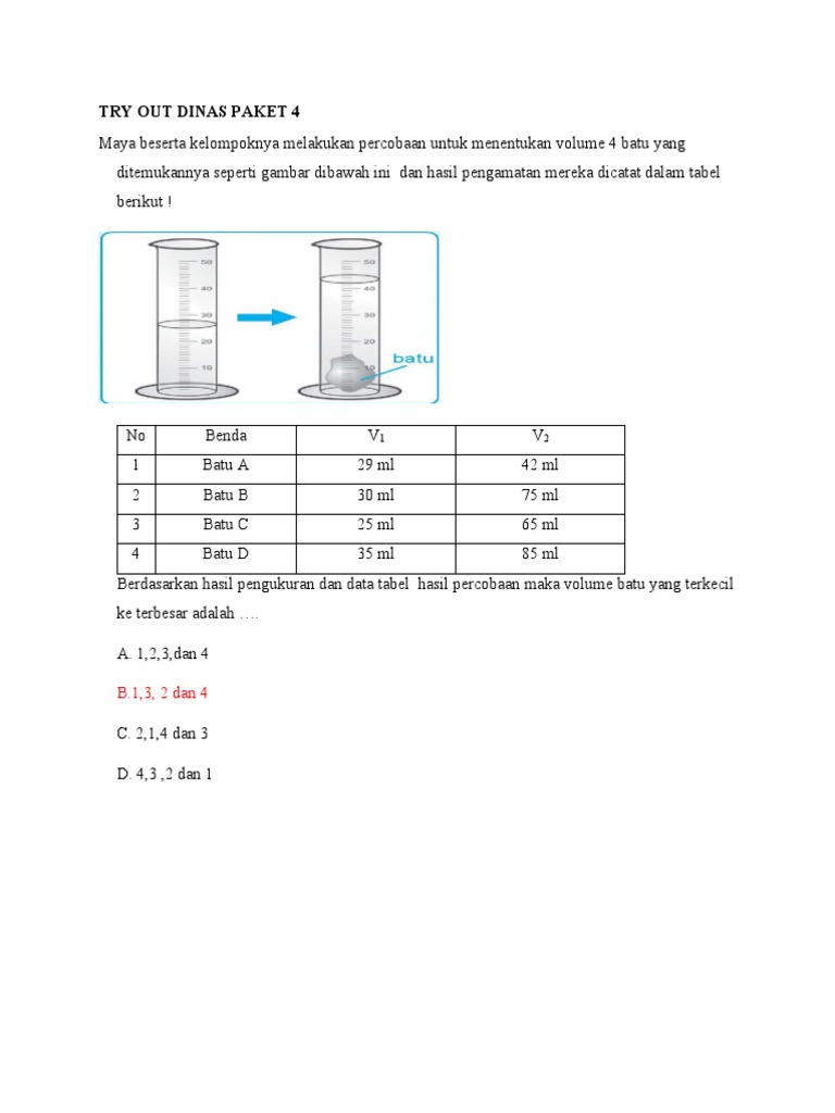 Try Out Ipa Paket 4 | PDF
