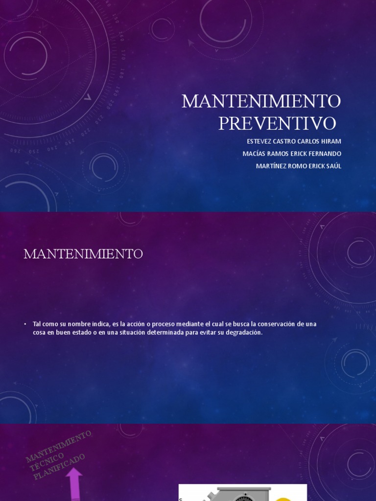 Mantenimiento Preventivo | PDF