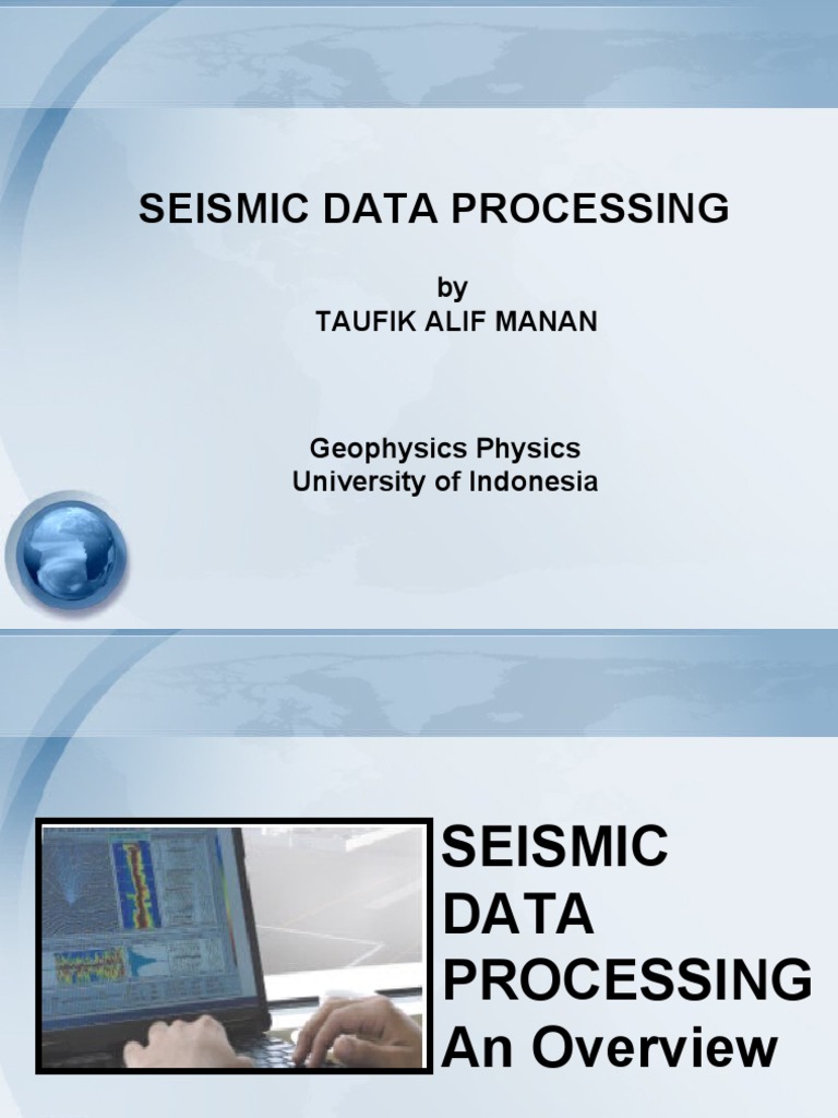Sesi - 07A - Seismic Processing - Basic | PDF | Reflection Seismology | Reflection (Physics)