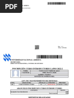 Inscripción Regular Pregrado UNASEC | PDF | Control de acceso | Informática