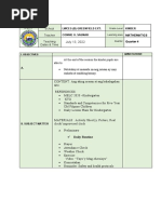 Sample Lesson Plan For Cot With Annotation | PDF | Lesson Plan | Literacy