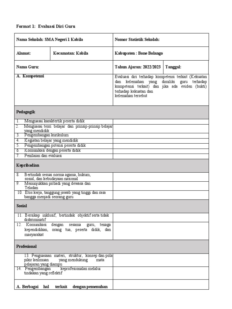 Instrumen PKB | PDF | Seni
