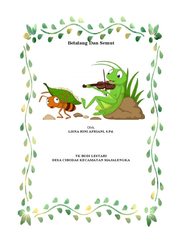 Belalang Semut Dongeng Pdf