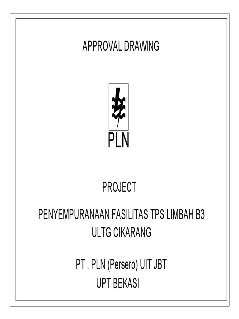 Drawing TPS Limbah B3 | PDF