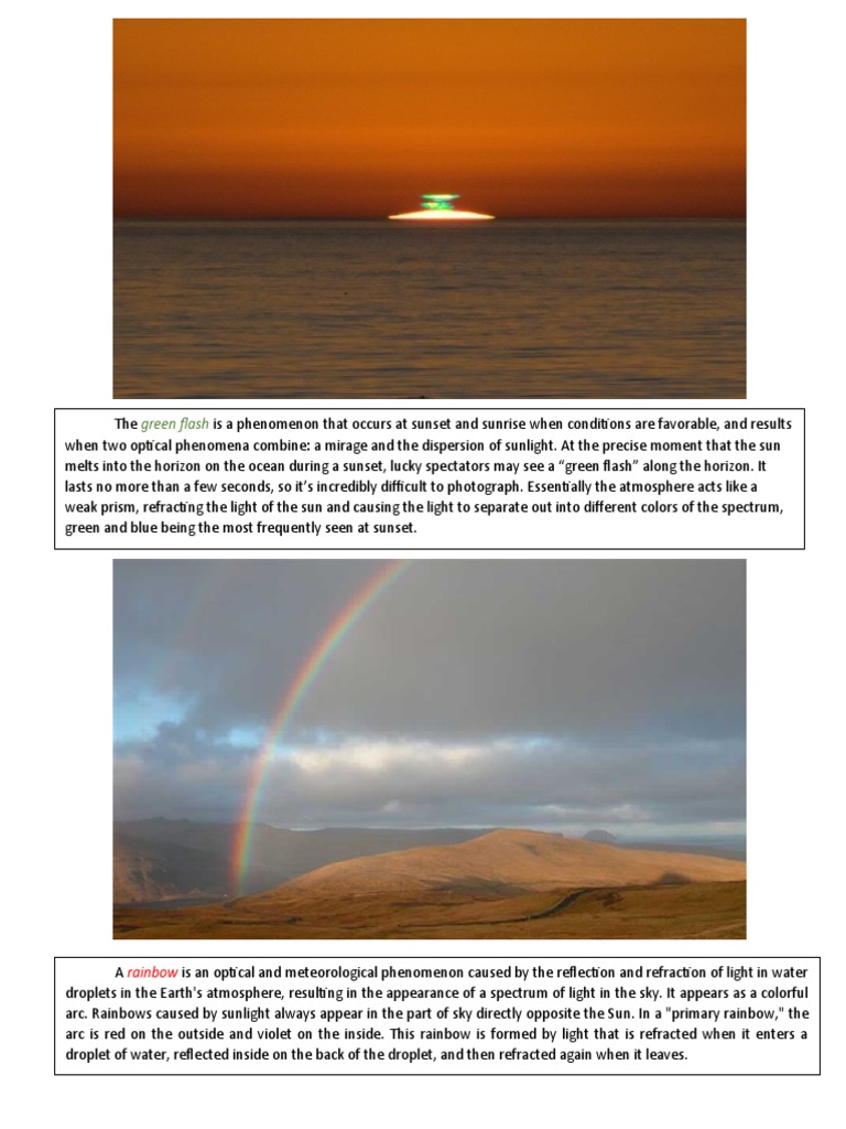 Light Phenomena | PDF