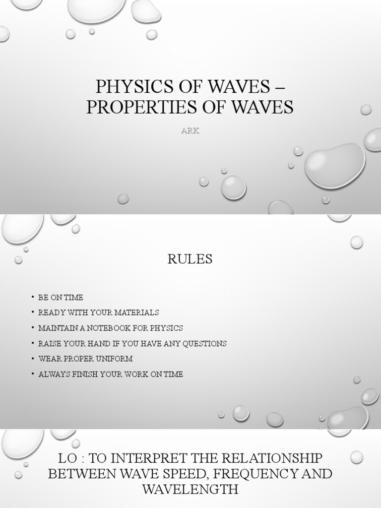 Physics of Waves-Properties of Waves - 2 | PDF | Social Science