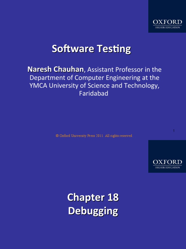 328 33 Powerpoint-Slides 18-Debugging Chapter-18 | PDF | Debugging | Software Bug