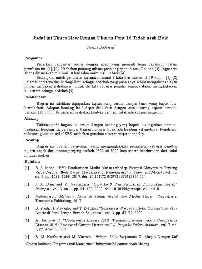 Template Bookchapter 2021 | PDF