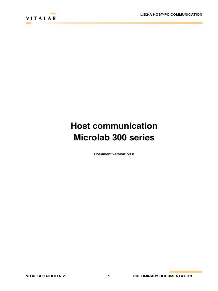 Microlab 300 Host Protocol v1 0 | PDF | Transmission Control Protocol ...