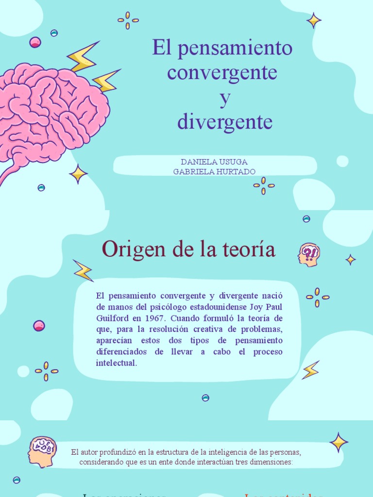 Pensamiento Convergente y Divirgente | PDF | Pensamiento | Neurociencia