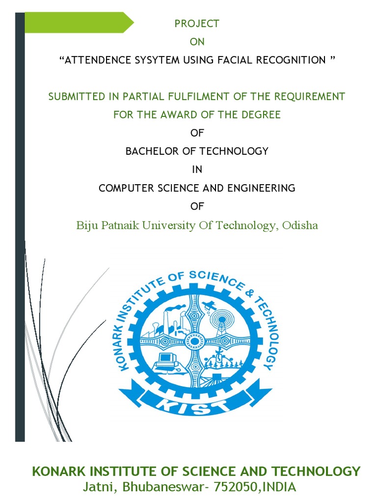 Final Report Kist Final Year Project | PDF | Deep Learning | Biometrics