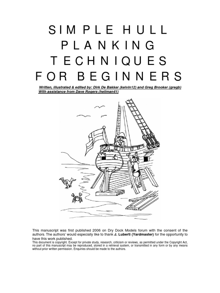 Planking Project-Dry Dock Models | PDF | Hull (Watercraft) | Shipbuilding