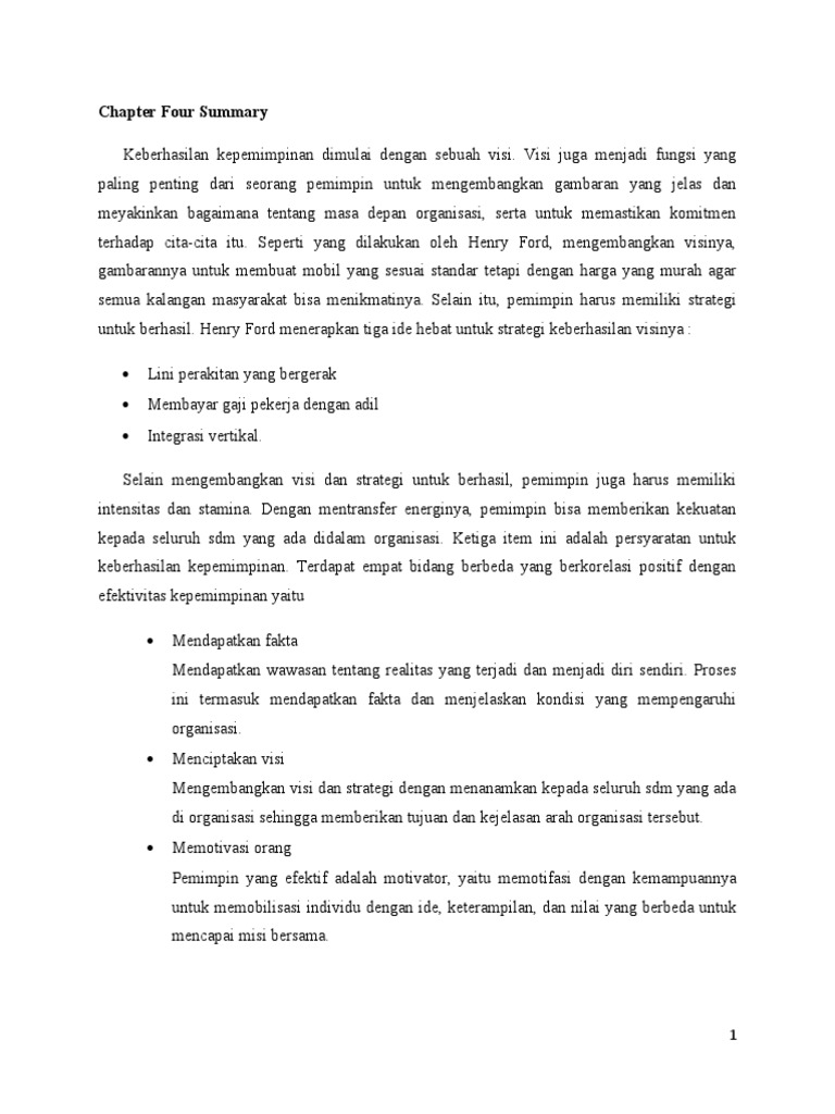 Chapter 4 5 Summary | PDF