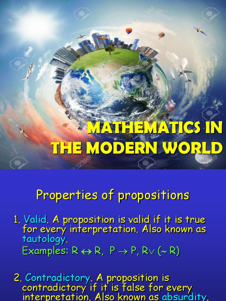 Lecture 4 S1.2.2 Mathematical Language and Symbols (Truth Tables) | PDF ...