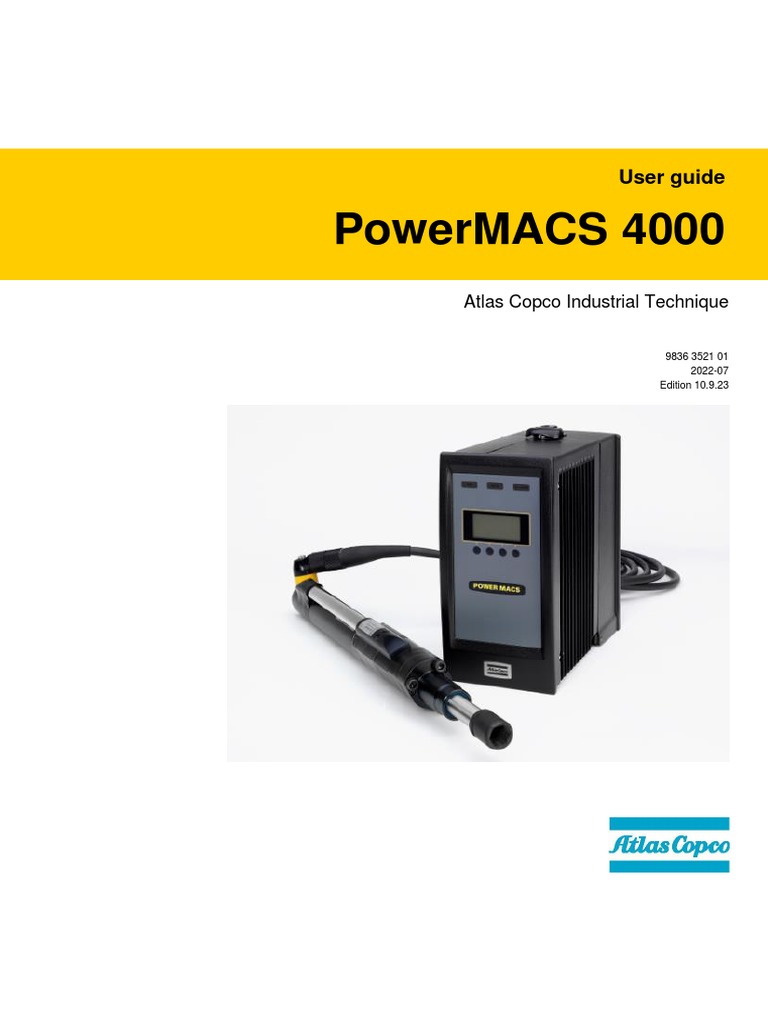 An Overview of the ToolsTalk PowerMACS 4000 User Guide: Explaining the ...