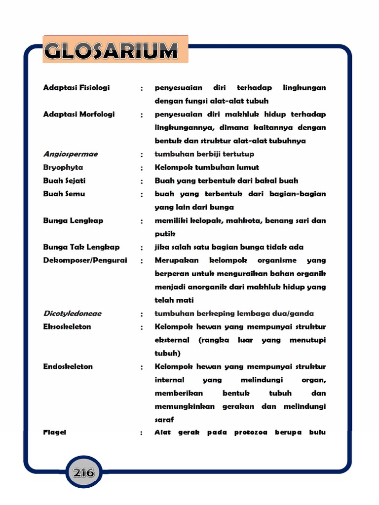 Glosarium | PDF | Sains & Matematika