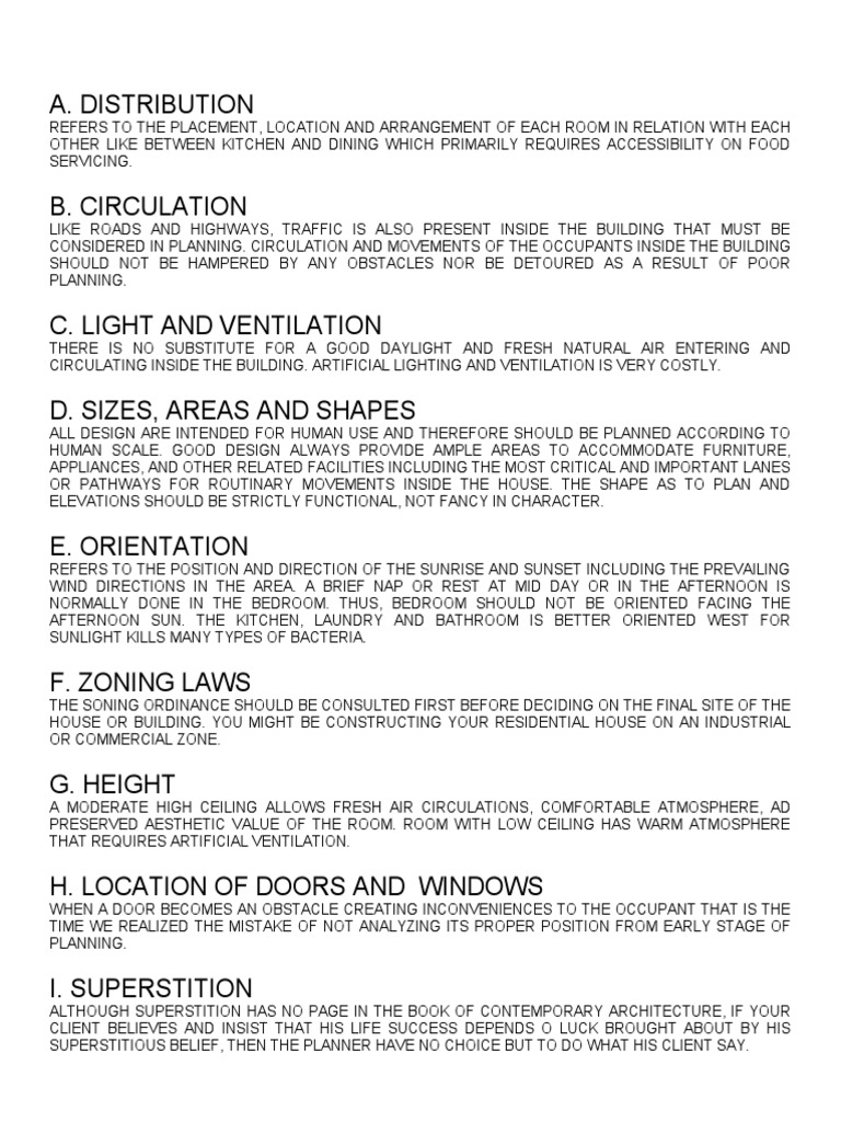 RSW 2 - Arc 152 Planning Consideration For Living Room | PDF | Room ...