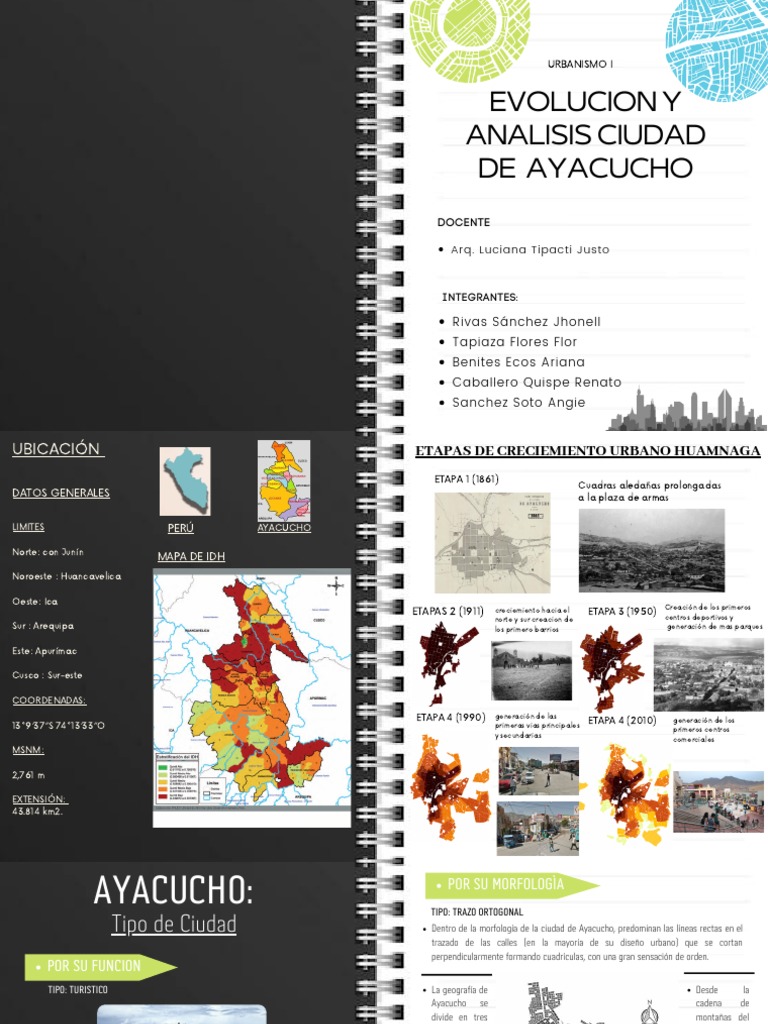 Evolucion y Analisis Ciudad de Ayacucho | PDF | Ciudad | Perú