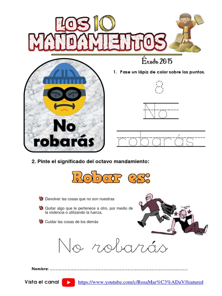 Octavo Mandamiento | PDF | Creencia religiosa y doctrina | Contenido ...