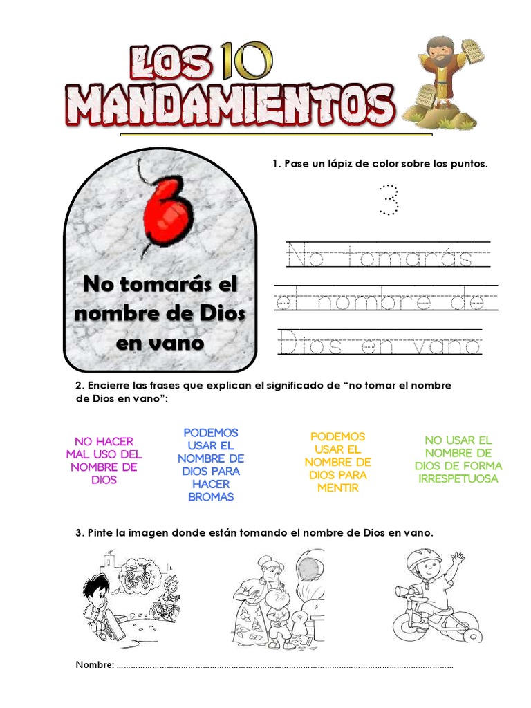 Tercer Mandamiento | PDF