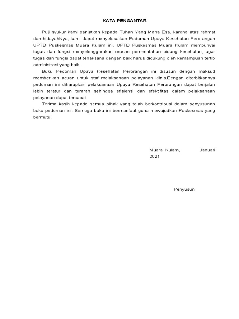 Draft PEDOMAN UKP | PDF