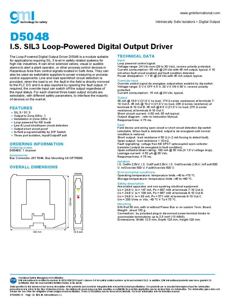D5048 DTS0286 en | PDF | Electronic Circuits | Electricity