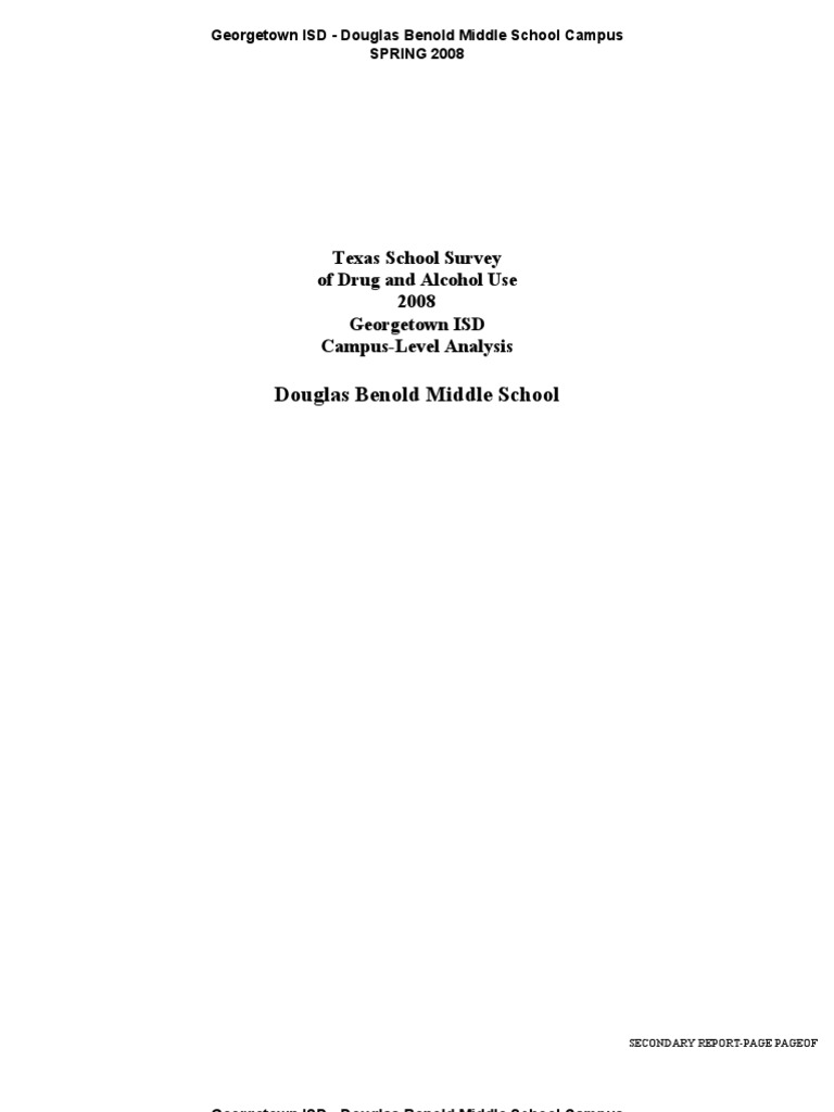 2008 Drug and Alcohol Use Survey Results | PDF | Crack Cocaine ...