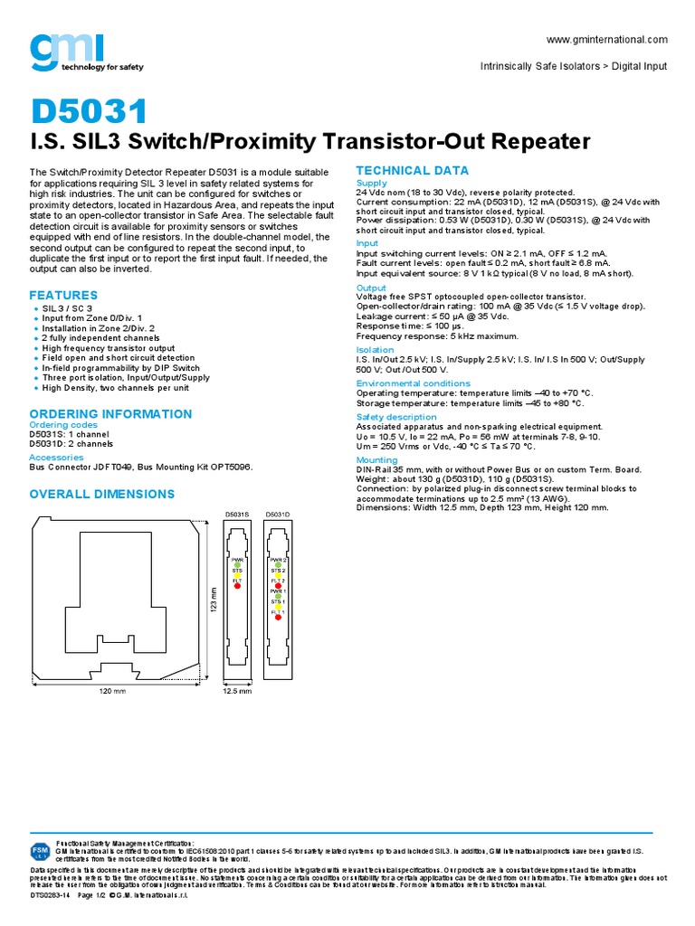 D5031_DTS0283_EN | PDF | Electronics | Electric Power