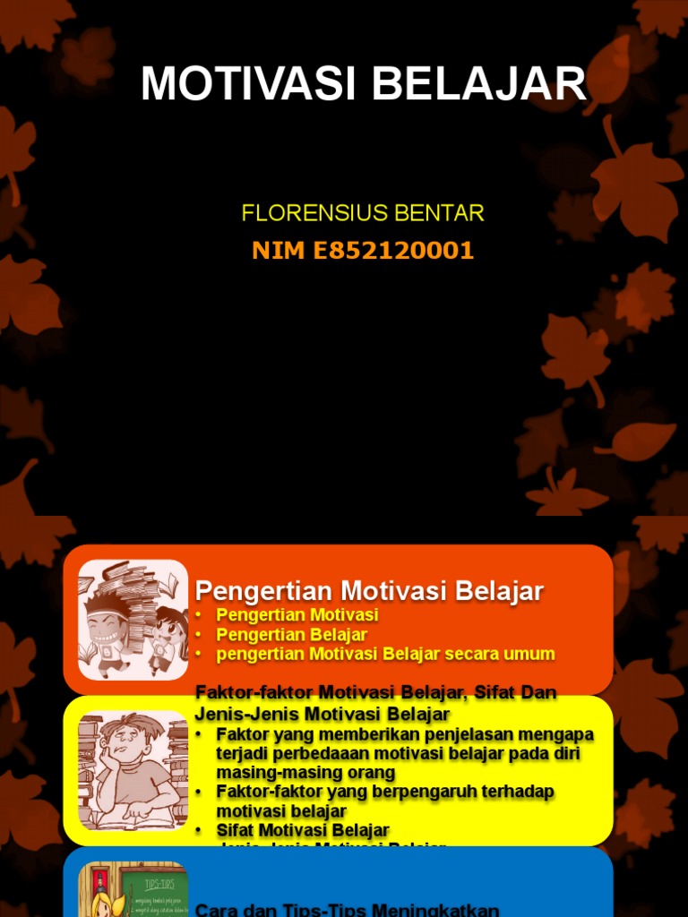 Motivasi Belajar | PDF