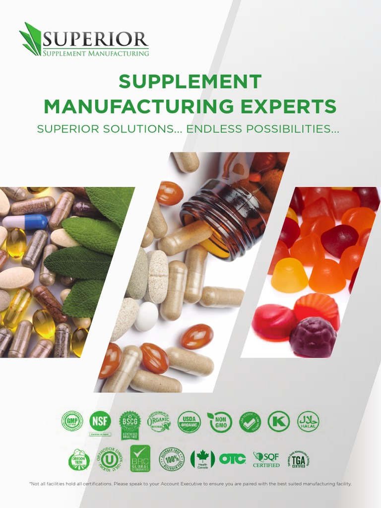 Superior Supplement MFG Welcome Packet | PDF | Fat | Marketing