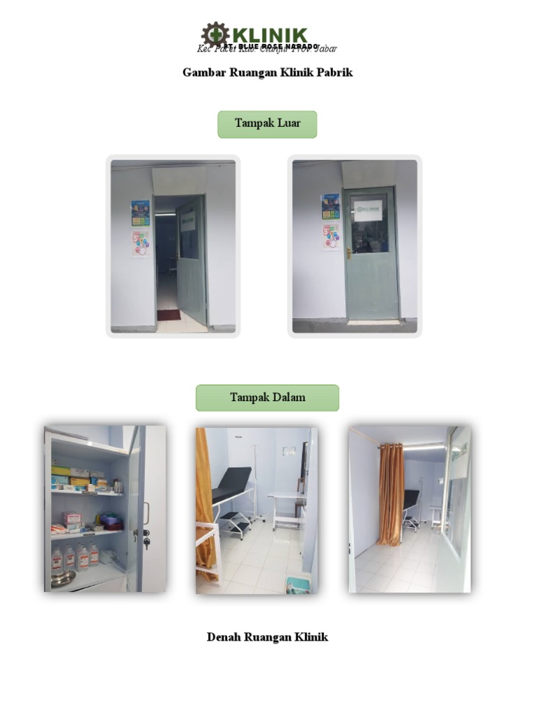 Gambar Ruangan Klinik Pabrik | PDF