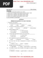 Life Science Grade 9 Novemeber 2022 Exams Question Paper-1 | PDF ...