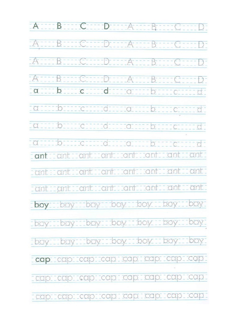 Writing Drill (Grade 1) | PDF