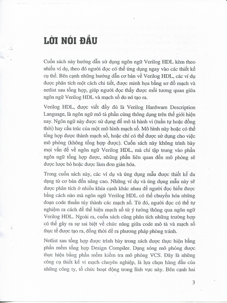 Verilog HDL Và NG D NG p1-p2 | PDF