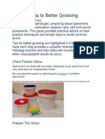 General Grossing Guidelines | PDF | Pathology | Biopsy