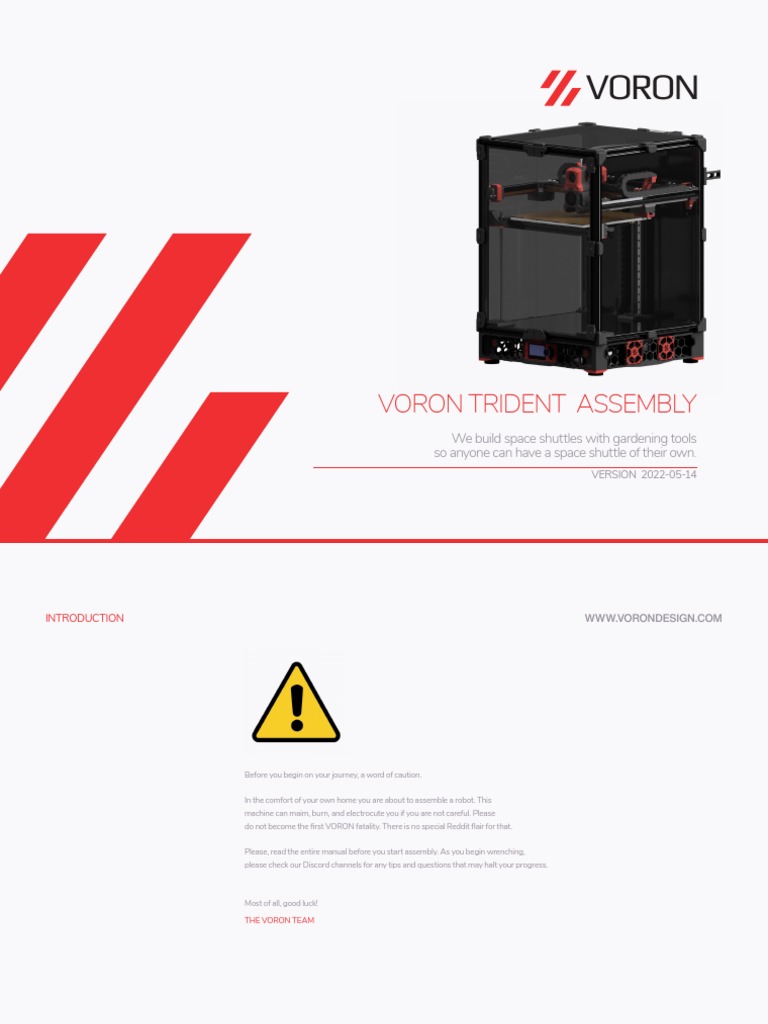 Assembly Manual Trident | PDF | Screw | Metalworking