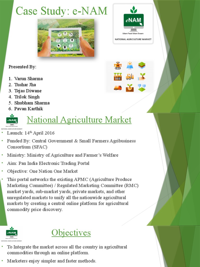 Case Study: e-NAM Success on National Agriculture Market | PDF | Marketing | Business Process