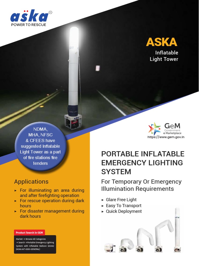 Inflatable Lighting System 750 v04 | PDF | Lighting | Manufactured Goods