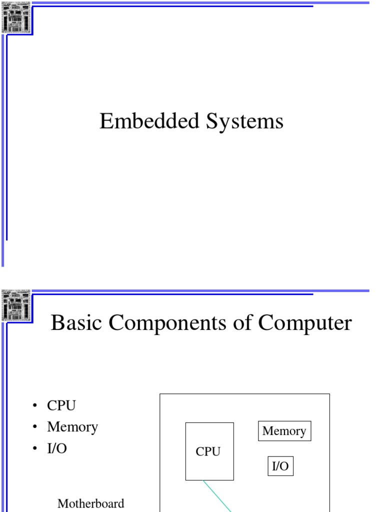 Embedded Systems Basic Components | PDF | Microcontroller | Embedded System