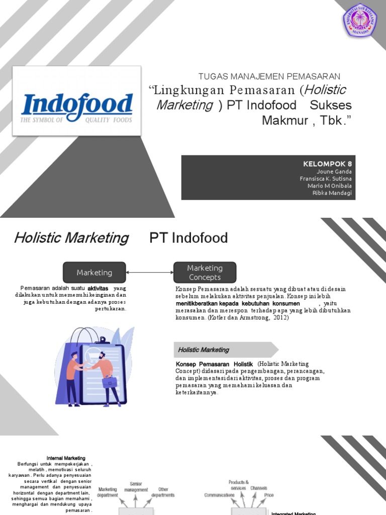 Tugas Kelompok 8 - Holistic Marketing PT Indofood | PDF